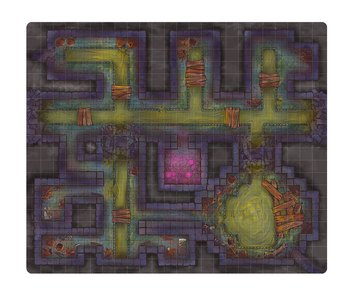 Game Map - The Gutter – Next Level Miniatures
